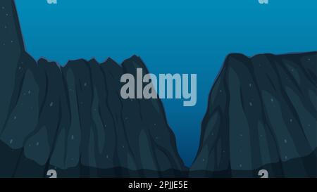 Mariana Trench underwater vector illustration Stock Vector Image & Art ...