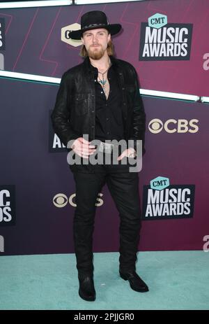 Jackson Dean arriving at the 2023 CMT Music Awards held at the Moody ...