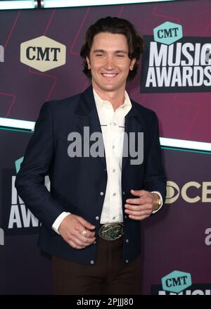 Drake Milligan arriving at the 2023 CMT Music Awards held at the Moody ...