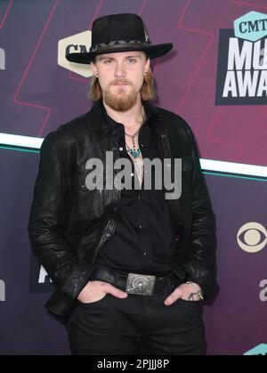 Jackson Dean arriving at the 2023 CMT Music Awards held at the Moody ...