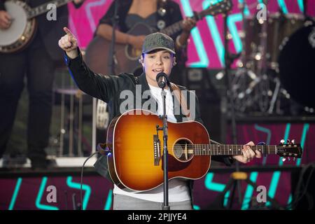 Lily Rose performs during Country Now LIVE on Tuesday, Feb. 18, 2025 ...