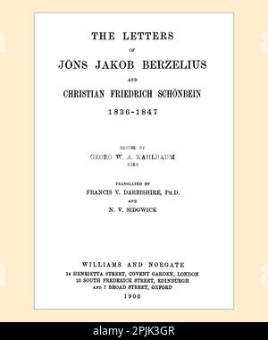 Jons Jakob Berzelius 1779-1848 Swedish Chemist Stock Photo - Alamy