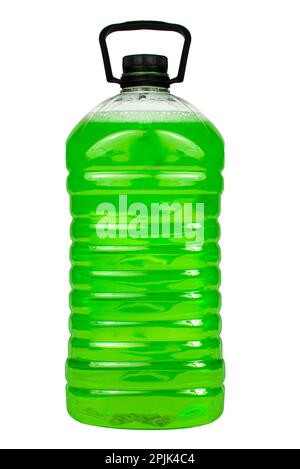windshield washer fluid in canister isolated on white background ...