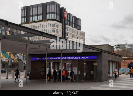 The Standard Hotel Kings Cross London on Euston Road, opened 2019 ...
