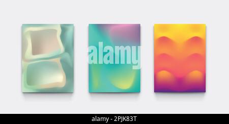flow meshing colors different backs in set Stock Vector Image & Art - Alamy