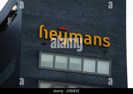 ROSMALEN - Logo of Heijmans. The construction company is celebrating ...