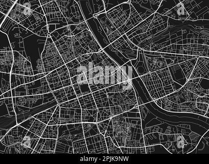 Vector city map of Warsaw with well organized separated layers Stock Vector Image & Art - Alamy