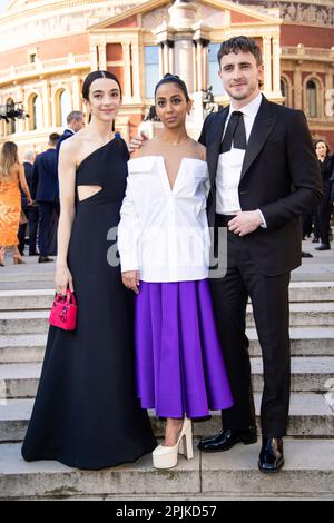 Patsy Ferran, Anjana Vasan and Paul Mescal pose for photographers upon ...