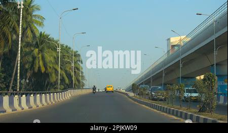 Concrete motorway or Asphalt highway flyover access and egress Stock ...