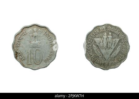 10 paise Coin front and back Stock Photo - Alamy