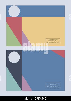 Neo Memphis poster collection. Abstract bold geometric shapes star ...