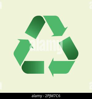Glyph Recycle icon. Mobius loop. Recycling triangle symbols with arrows ...
