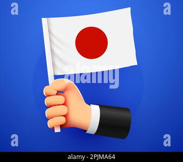 Japan flag, vector illustration Stock Vector Image & Art - Alamy