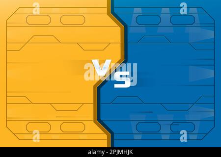 Vs background with futuristic space door. Background for cyber sport ...