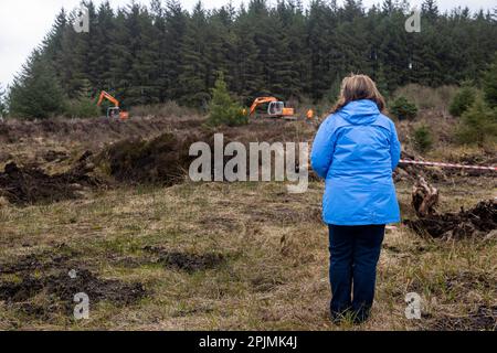 The search resumes at Bragan bog near Emyvale in Co Monaghan, for the ...