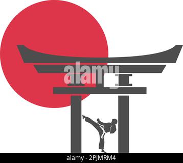 Torri gate icon design illustration Stock Vector Image & Art - Alamy