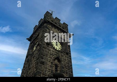 Wheelton Clock Tower. Kenyon Lane, Wheelton, Lancashire Stock Photo - Alamy