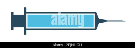 Syringe icon blue vector isolated Stock Vector Image & Art - Alamy