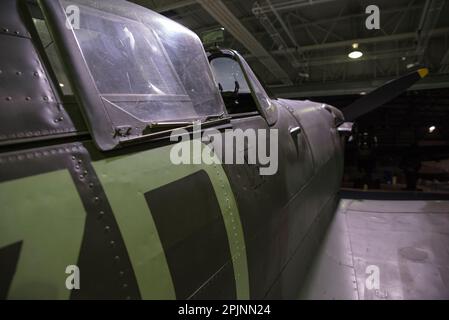 Supermarine Spitfire MkV cockpit Stock Photo - Alamy