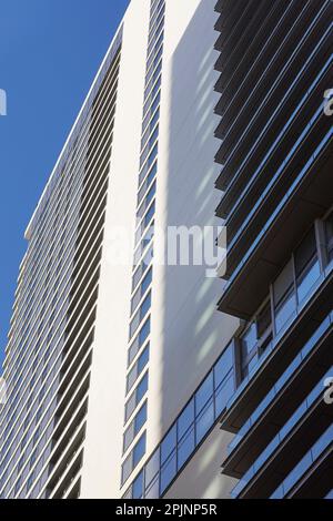 Facade detail. Wood Wharf, London, United Kingdom. Architect: Stanton ...