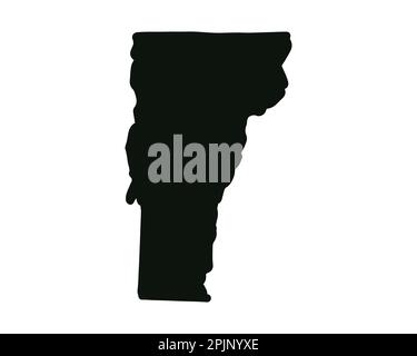 Vermont map design. Shape of the us state with beautiful geometric ...