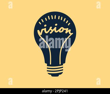 Light bulbs. Vision as glower inside the light bulb or lamp. Rays ...
