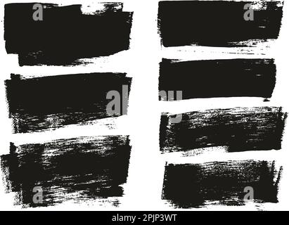 Flat Sponge Thick Artist Brush Short Background & Straight Lines Mix ...