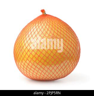 Tropical fruit, Pomelo or Grapefruit isolated on white background with ...