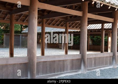 Shrine buildings near the Grand Shrine of Ise, Japan Stock Photo - Alamy