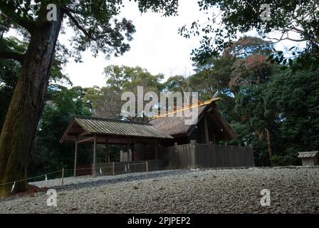 Shrine buildings near the Grand Shrine of Ise, Japan Stock Photo - Alamy