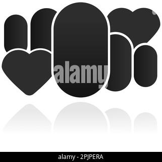 star collage concept, Vector rectangular collage mosaic grid of ...