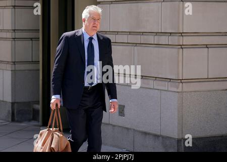 M. Evan Corcoran, an attorney for former President Donald Trump, leaves ...