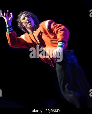 Rob Damiani of Don Broco, performing during the Teenage Cancer Trust ...