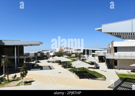 IRVINE, CALIFORNIA - 4 APR 2023: on the campus of Woodbridge High ...