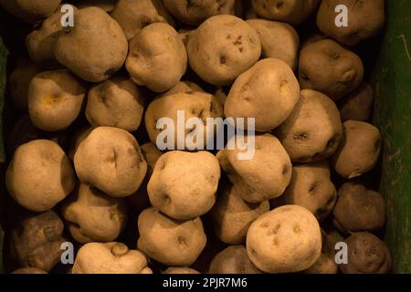 Assorted types of peruvian potatoes Fruits and vegetables from Peru ...