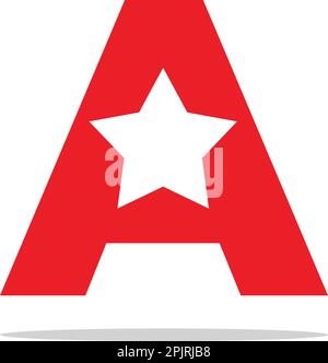 A letter star vector logo image Stock Vector Image & Art - Alamy