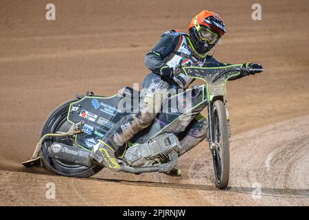 Tom Brennan in action during the Belle Vue Track Experience at the ...