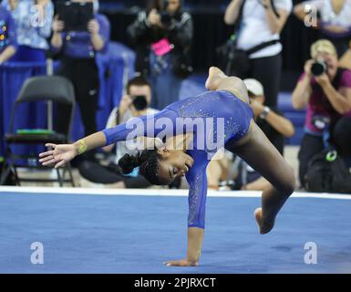 Los Angeles, OK, USA. 1st Apr, 2023. Utah's Jaylene Gilstrap smiles ...