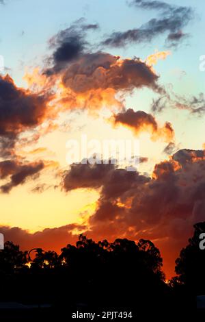 Random images from around the neighborhood. Sunset with clouds and ...