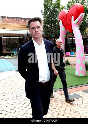 NSW Premier Chris Minns during a visit to Lismore, NSW, Tuesday, April ...