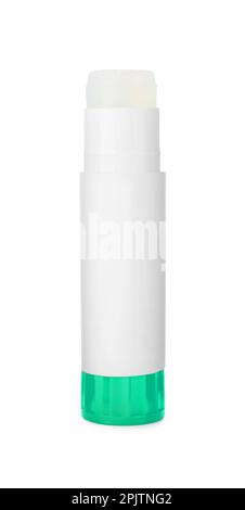 Open blank glue stick isolated on white Stock Photo - Alamy