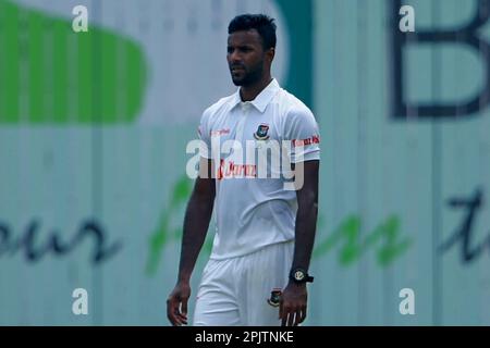 Ebadot Hossain during the alone test match between Bangladesh and ...