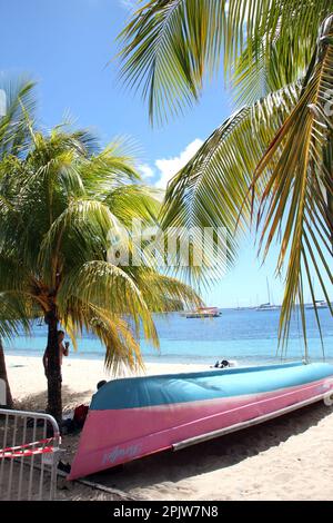 Martinique, Les Anses d'Arlet, beach town, southwest coast, steep road ...
