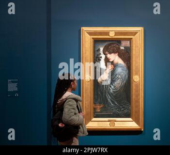 Dante Gabriel Rossetti, Proserpine, painting in oil on canvas, 1874 ...