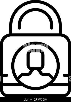 forgot password line icon vector illustration Stock Vector Image & Art ...