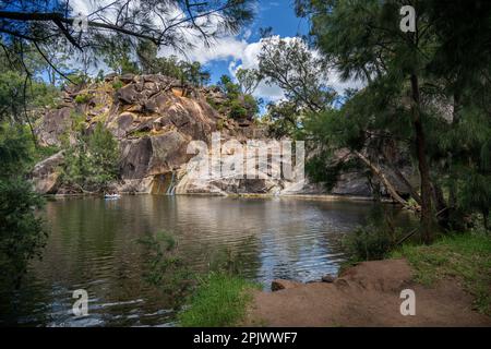 Coomba waterfall, Maidenwell, South Burnett, Queensland, Australia ...