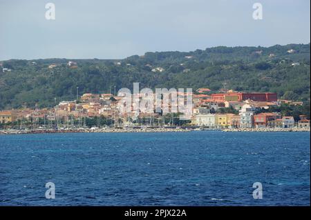Docking at the island of Carloforte, Sardinia, Italy Stock Photo - Alamy