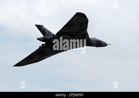 Vulcan XH558 at Wales National Airshow, 2015, Swansea Bay Stock Photo ...