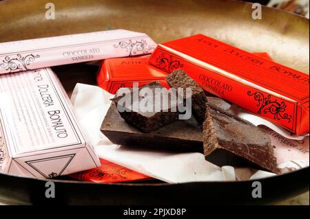 Modica chocolate follows an ancient seventeenth-century tradition kept ...