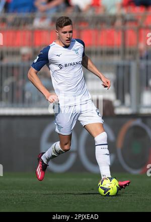 Monza, Italy - April 2, 2023, SS Lazio Line up during the Italian ...